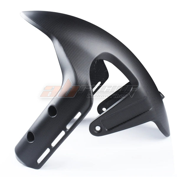 Carbon Fiber Front Fender Hugger Tire Mudguard Fairing For Ducati DesertX 2022 2023 Full carbon ...