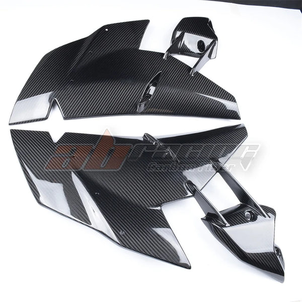 Carbon Fiber Front Side Panels For Kawasaki H2 H2R 2015 2022 Full ...