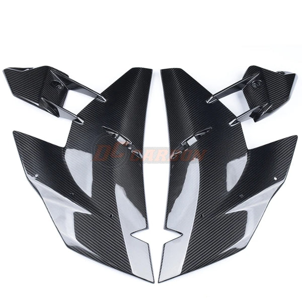 Carbon Fiber Front Side Panels For Kawasaki H2 H2R 2015 2022 Full ...