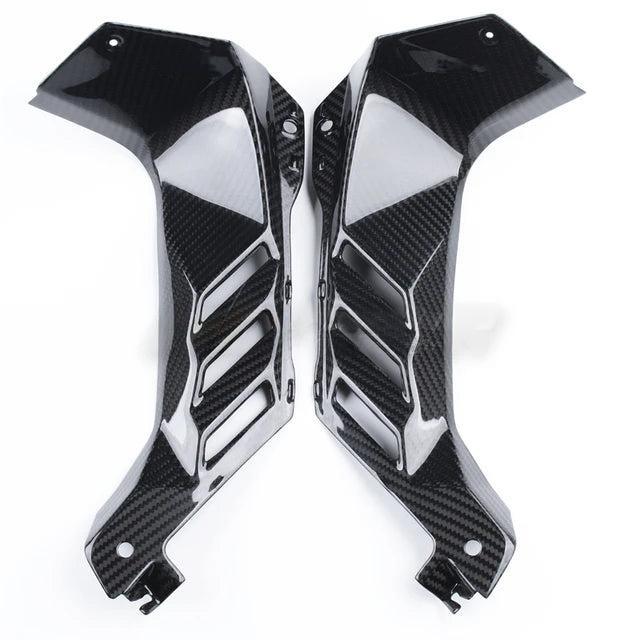 Carbon Fiber Inner Dash Side Panels Fairing Cowling For Kawasaki Ninja ...