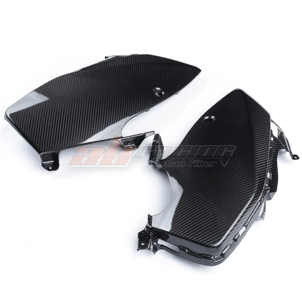 Carbon Fiber Knee Side Panels Covers With Winglets For Suzuki GSX1300 R ...